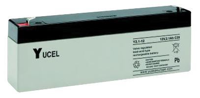 Yucel 12V 2.1Ah Sealed Lead Acid Battery — StampyTools