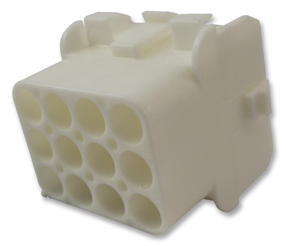 Receptacle Housing, Mate-N-Lok, 12 Way — StampyTools