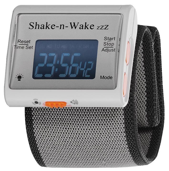 Shake-n-Wake Silent Alarm Clock with Vibrating & Sound Alarm Functions ...