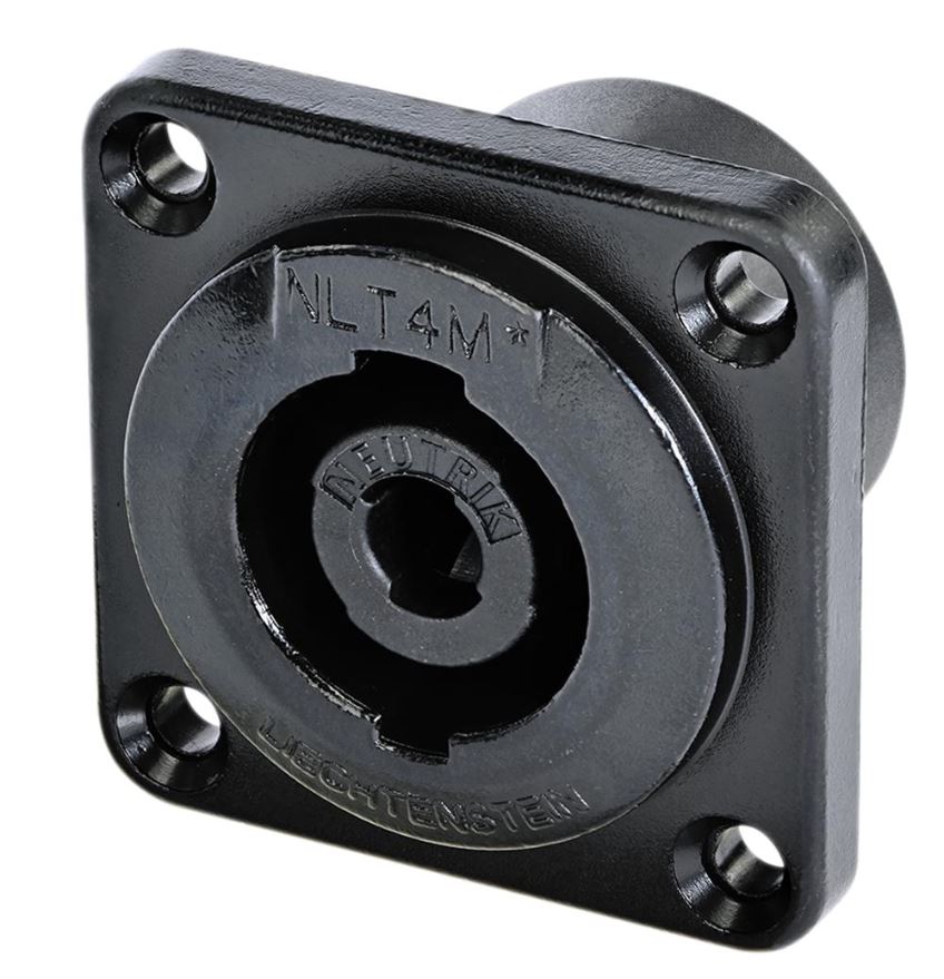 4 Pole Male Plug Chassis SpeakOn Connector — StampyTools