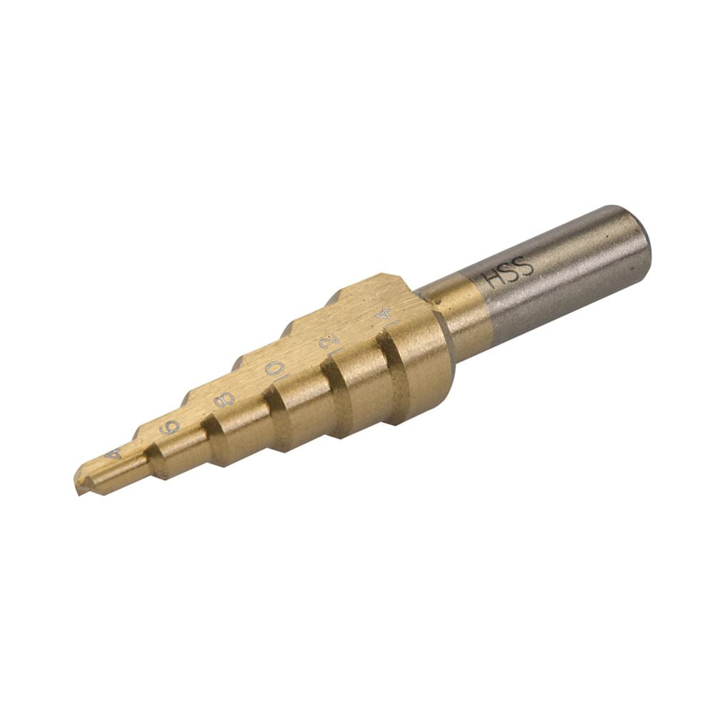 Titanium-Plated HSS Step Drill — StampyTools