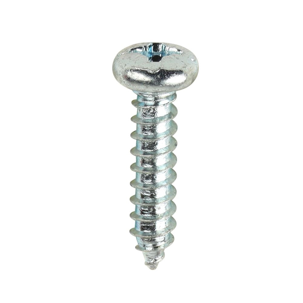 Self-Tapping Screws - PZ - Pan - Zinc (Size 4 x 1/2 - 200 Pieces ...