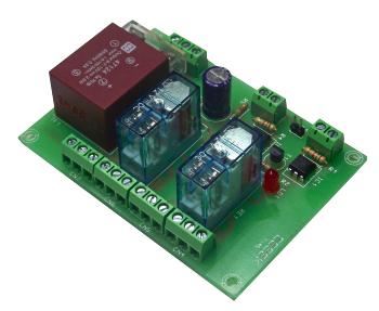 230V 2 Input Relay Board Module with 2 Independent Double Pole Outputs ...