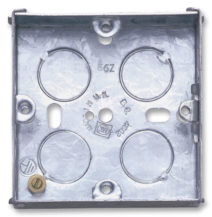 1 Gang Back Box, Flush Mount — StampyTools