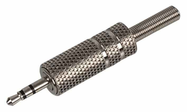 2.5mm Jack Plug, Stereo, Metal — StampyTools