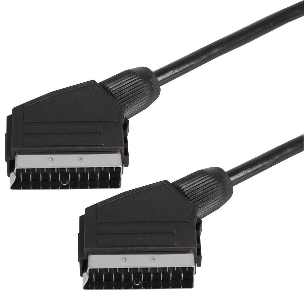 Scart Lead Male to Male Black — StampyTools