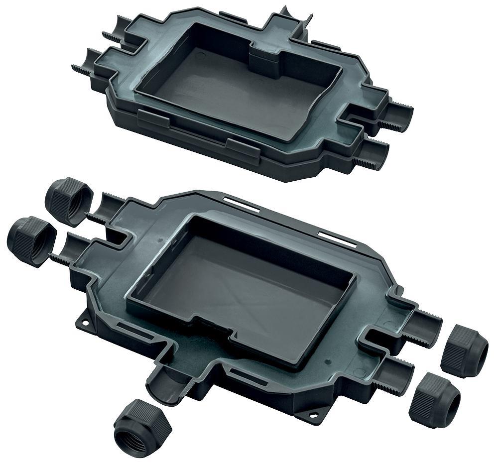 IP69K Fox Box 5 Entrance Terminal Junction Box with Gel Connection ...